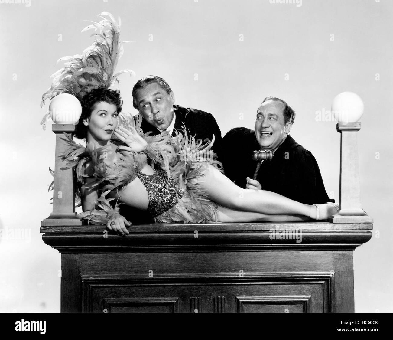 SEE MY LAWYER, from left, Grace McDonald, Ole Olsen, Chic Johnson, 1945 ...