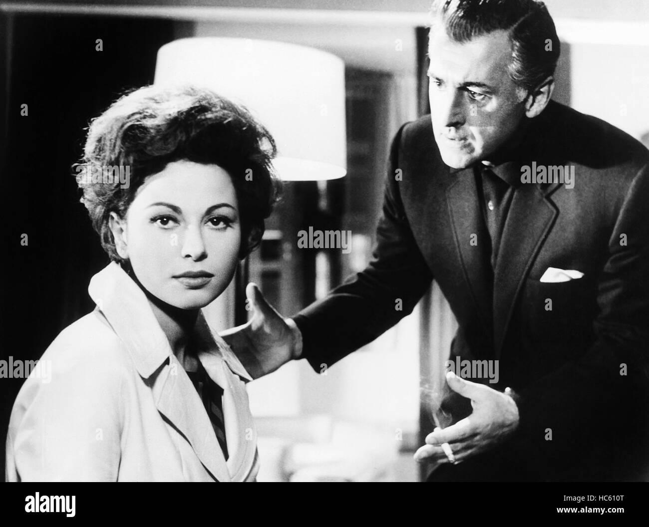 THE SECRET PARTNER, from left: Haya Harareet, Stewart Granger, 1961 ...