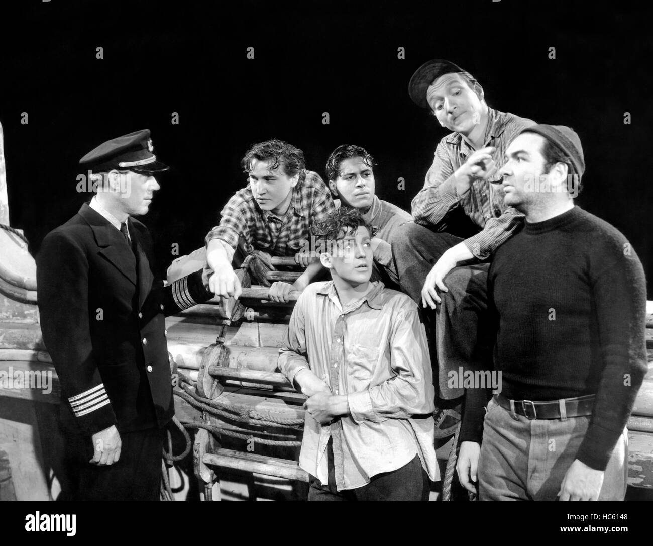 SEA RAIDERS, from left, center, Hally Chester, Billy Halop, Bernard ...
