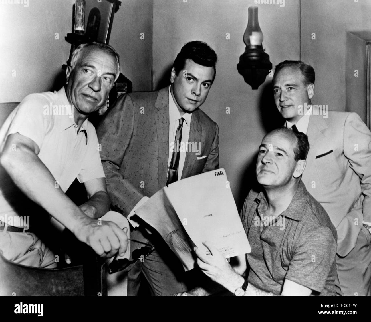 SERENADE, producer Henry Blanke, Mario Lanza, director Anthony Mann ...