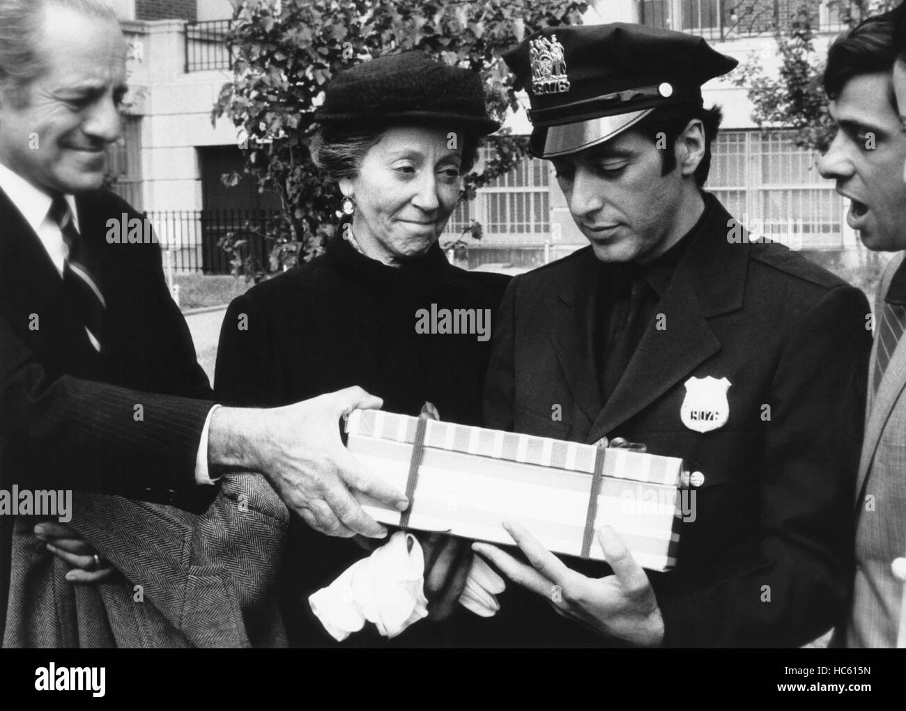 SERPICO, from left: Sal Carollo, Mildred Clinto, Al Pacino, 1973 Stock ...