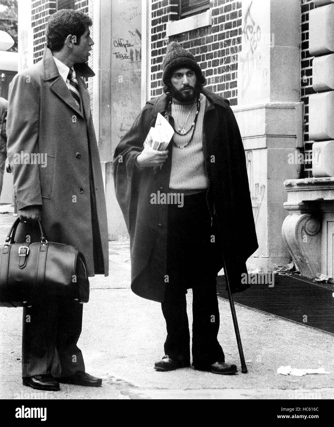 SERPICO, Tony Roberts, Al Pacino, 1973 Stock Photo - Alamy