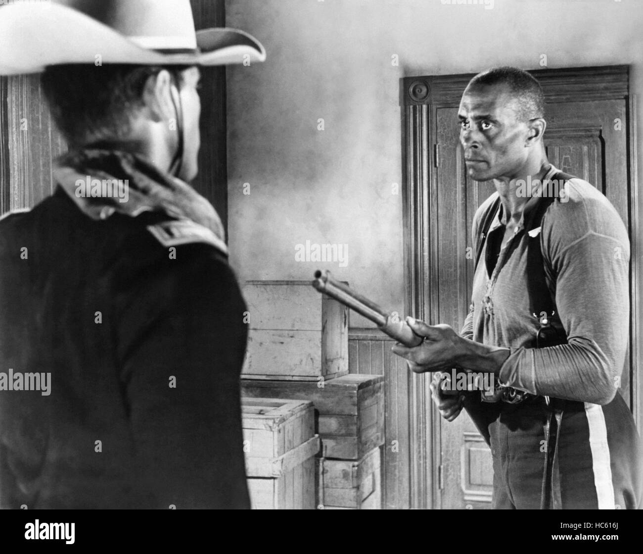 SERGEANT RUTLEDGE, from left: Jeffrey Hunter, Woody Strode, 1960 Stock ...