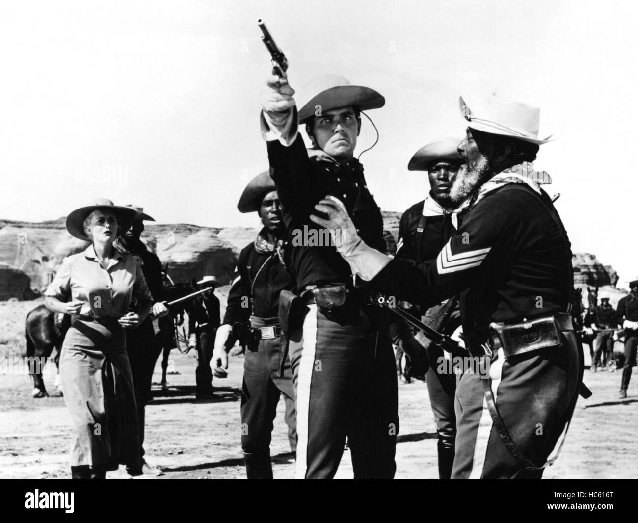 SERGEANT RUTLEDGE, Constance Towers (l.), Jeffrey Hunter, 1960 Stock ...