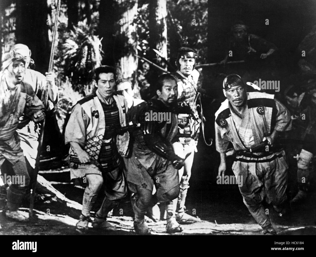 THE SEVEN SAMURAI, (aka SHICHININ NO SAMURAI), Isao Kimura, Toshiro ...