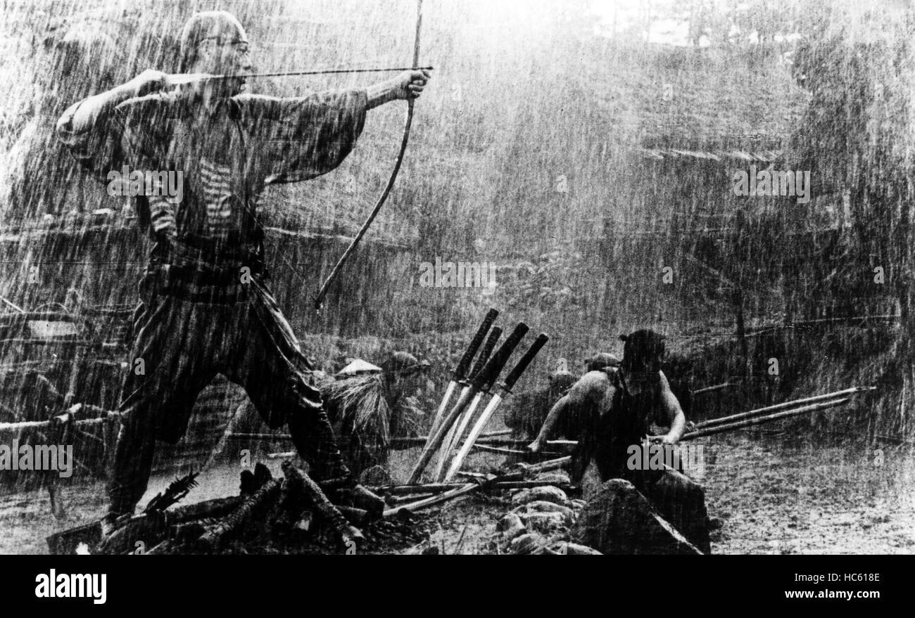 THE SEVEN SAMURAI, (aka SHICHININ NO SAMURAI), Takashi Shimura, 1954 ...