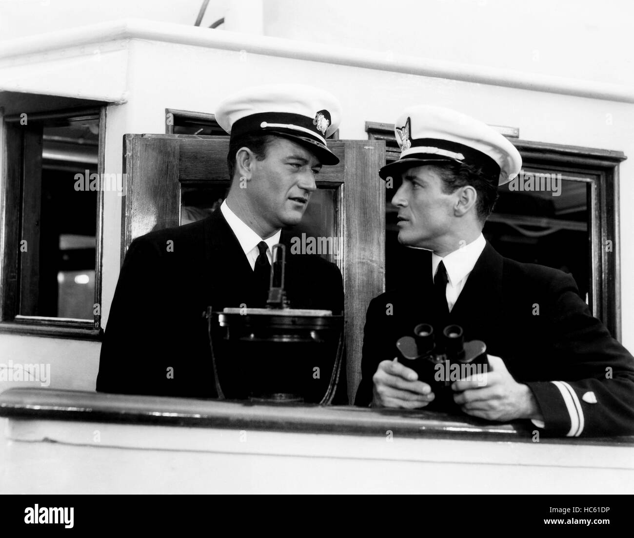 THE SEA SPOILERS, from left, John Wayne, William Bakewell, 1936 Stock ...