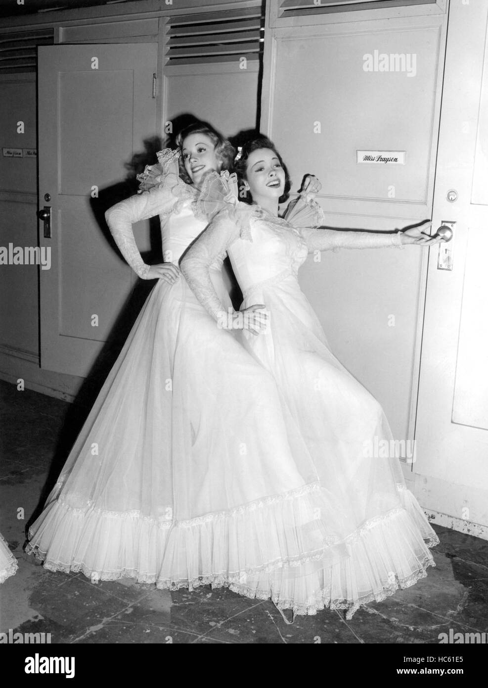 SEVEN SWEETHEARTS, Kathryn Grayson with her sister Frances Raeburn, on ...