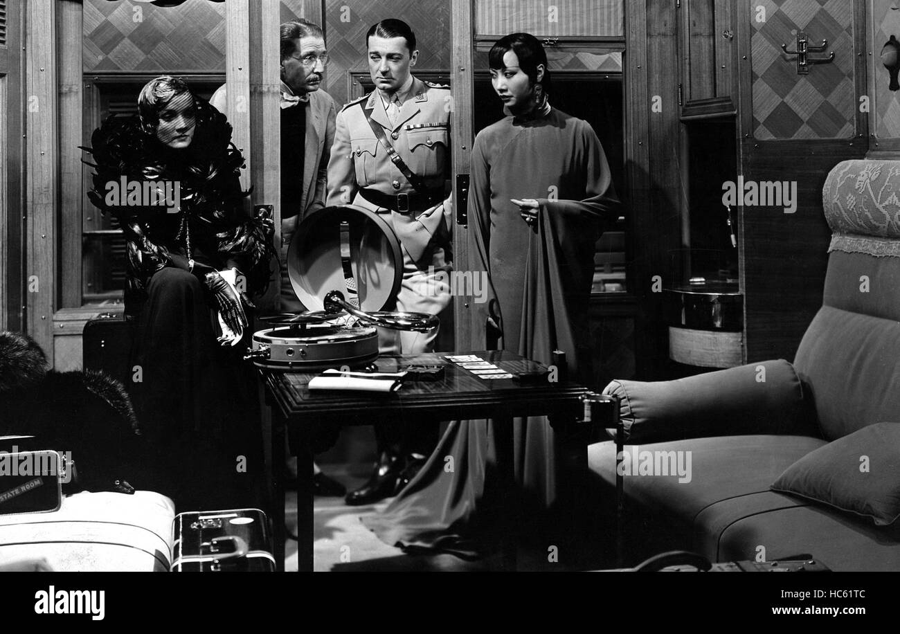 SHANGHAI EXPRESS, Marlene Dietrich, Lawrence Grant, Clive Brook, Anna ...