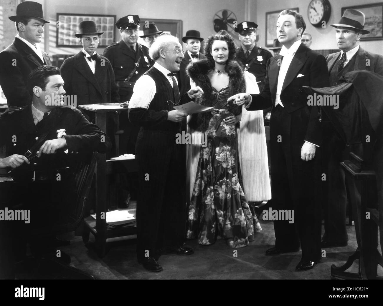 SHE HAD TO EAT, standing rear from left: Douglas Fowley, John Qualen ...