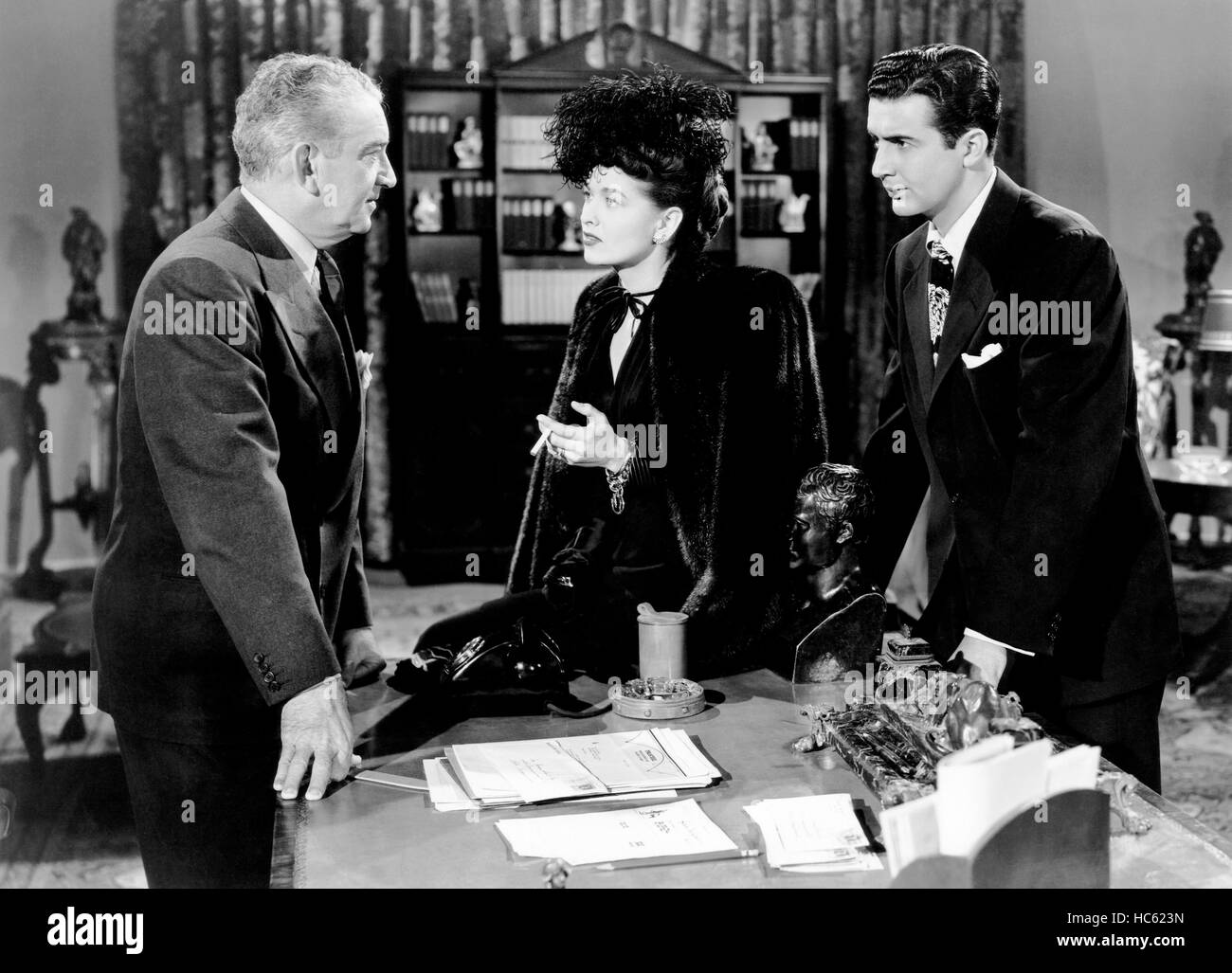 SHAMROCK HILL, from left, John Litel, Trudy Marshall, Rick Vallin, 1949 ...