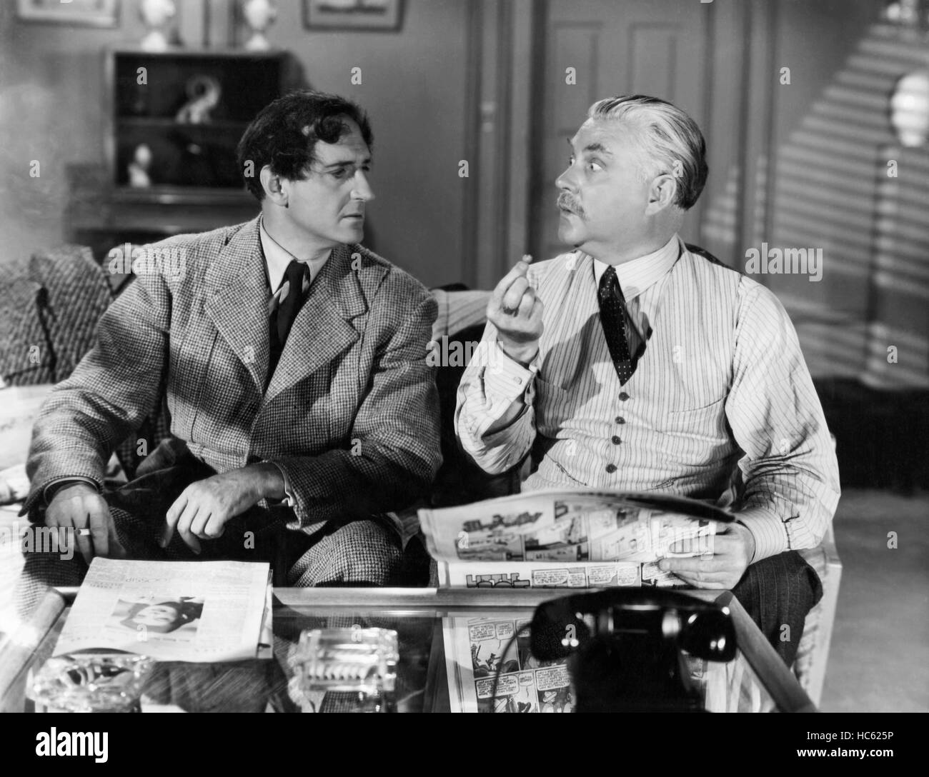 SHERLOCK HOLMES IN WASHINGTON, Basil Rathbone, Nigel Bruce, 1943 Stock ...
