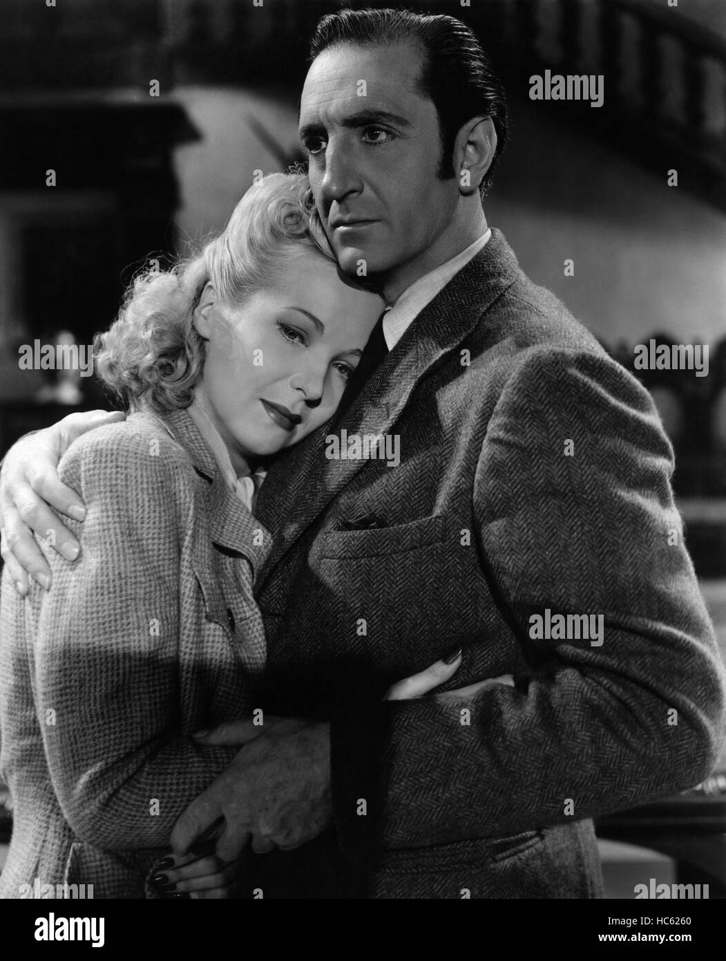 SHERLOCK HOLMES FACES DEATH, Hillary Brooke, Basil Rathbone, 1943 Stock ...