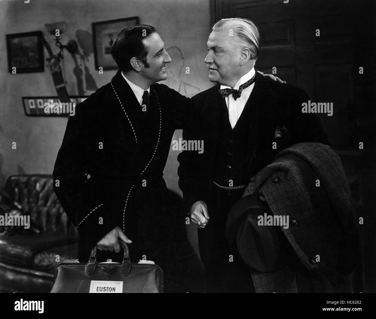 SHERLOCK HOLMES FACES DEATH, Basil Rathbone, Nigel Bruce, 1943 Stock ...