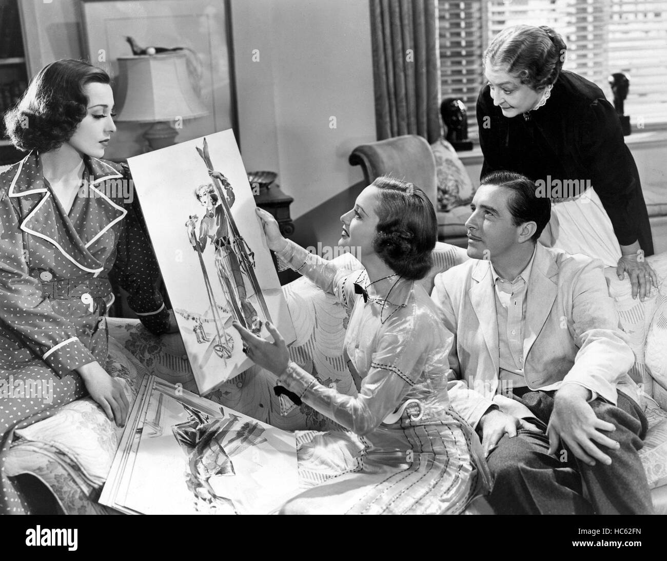 SHE MARRIED AN ARTIST, Frances Drake, Luli Deste, John Boles, Helen ...