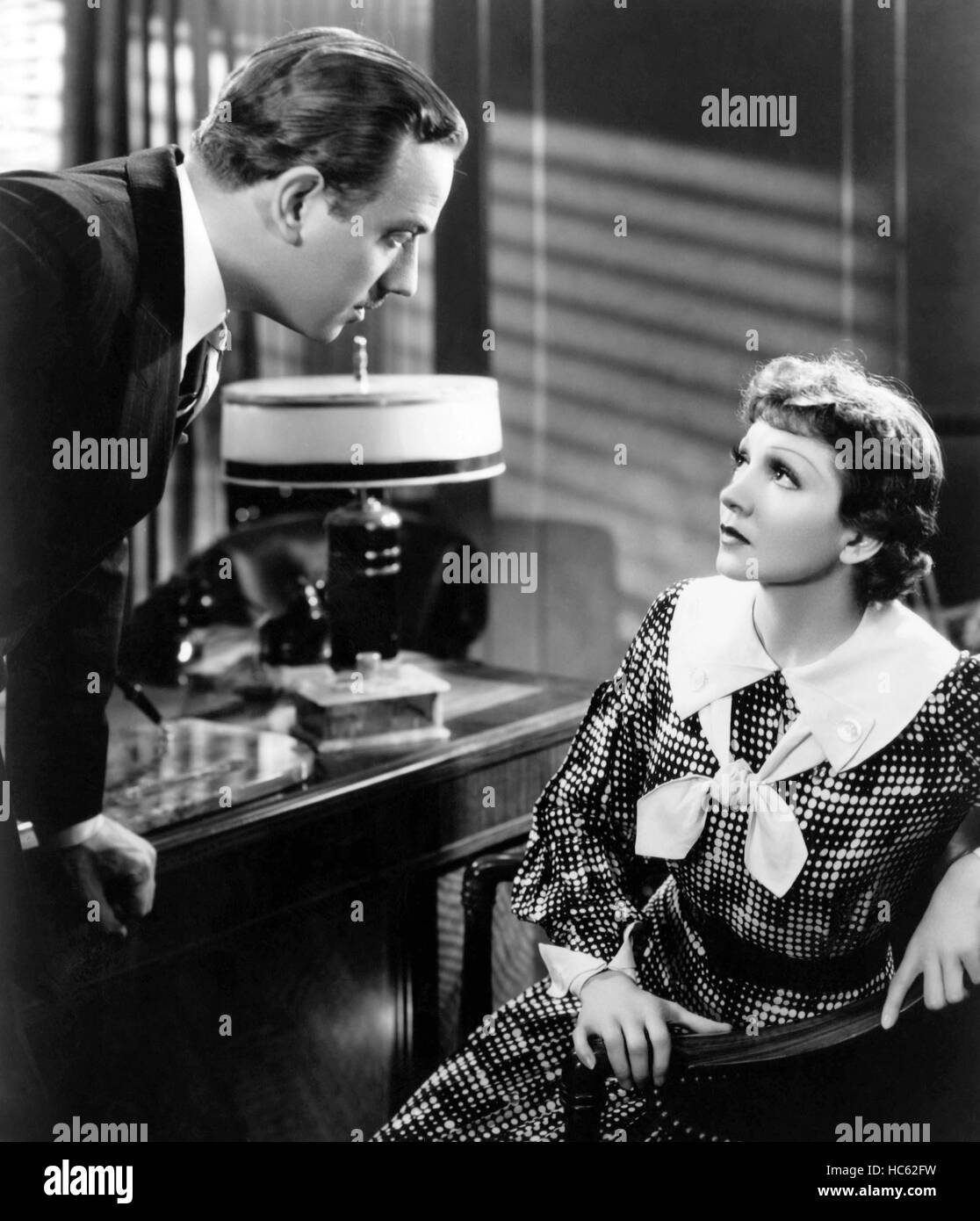 SHE MARRIED HER BOSS, Melvyn Douglas, Claudette Colbert, 1935 Stock ...