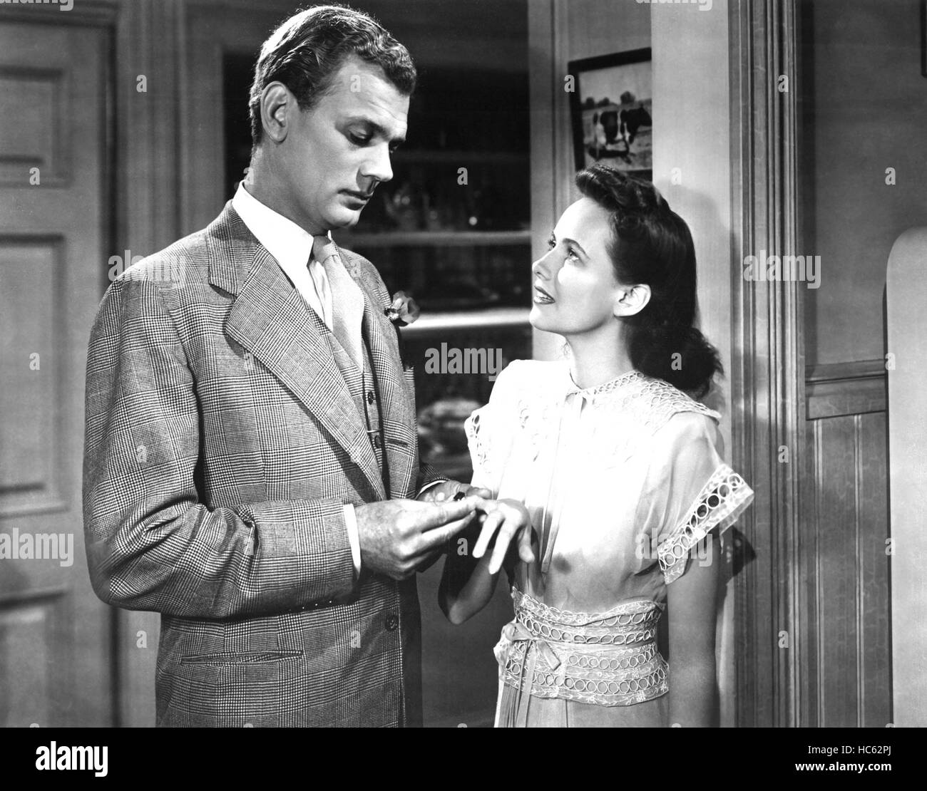 SHADOW OF A DOUBT, Joseph Cotten, Teresa Wright, 1943 Stock Photo - Alamy