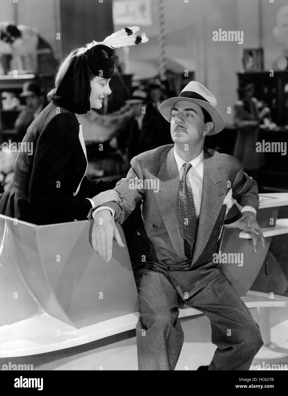 SHADOW OF THE THIN MAN, Myrna Loy, William Powell, 1941 Stock Photo - Alamy