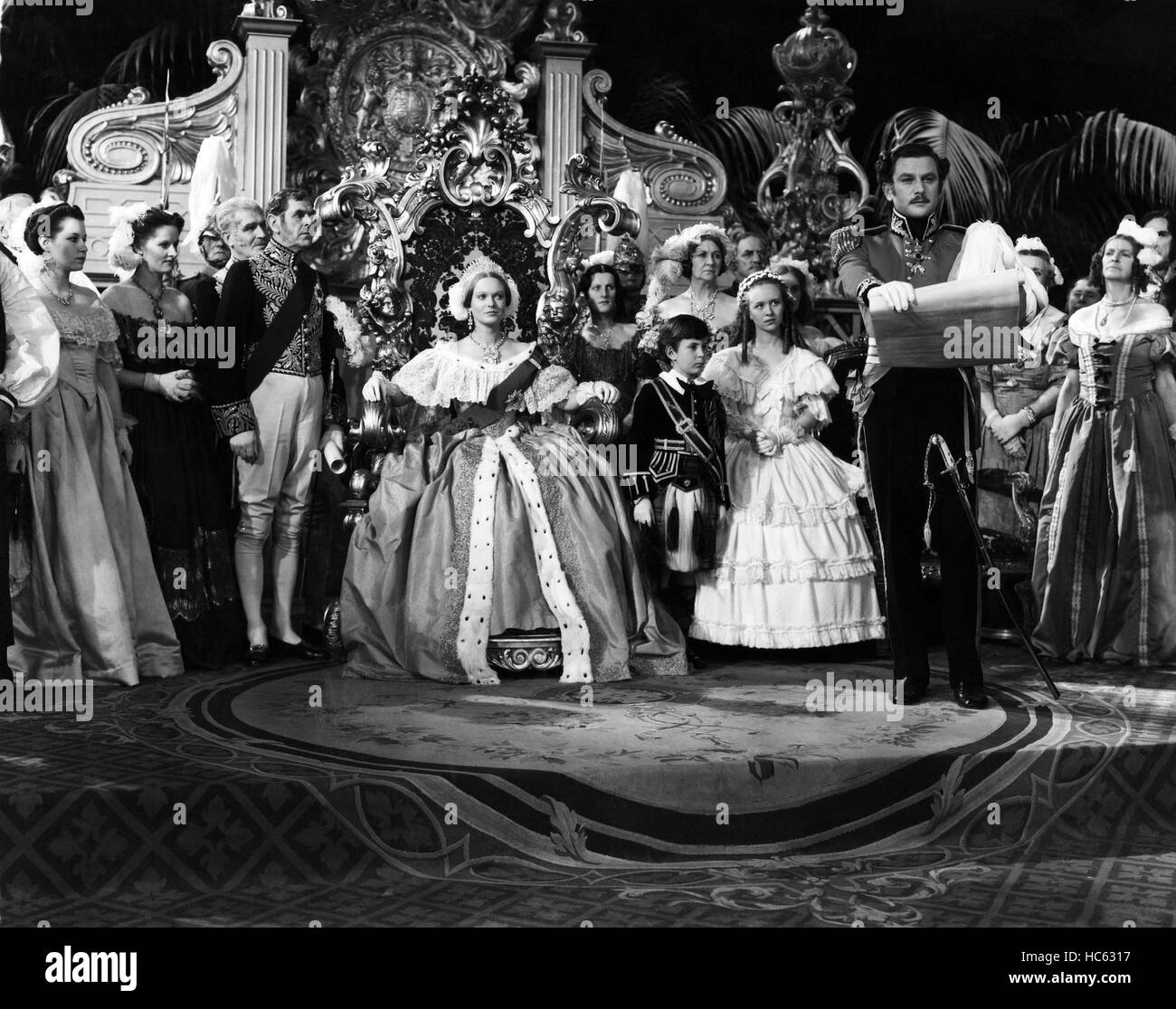 SIXTY GLORIOUS YEARS, (aka QUEEN OF DESTINY), Anna Neagle, (on throne ...