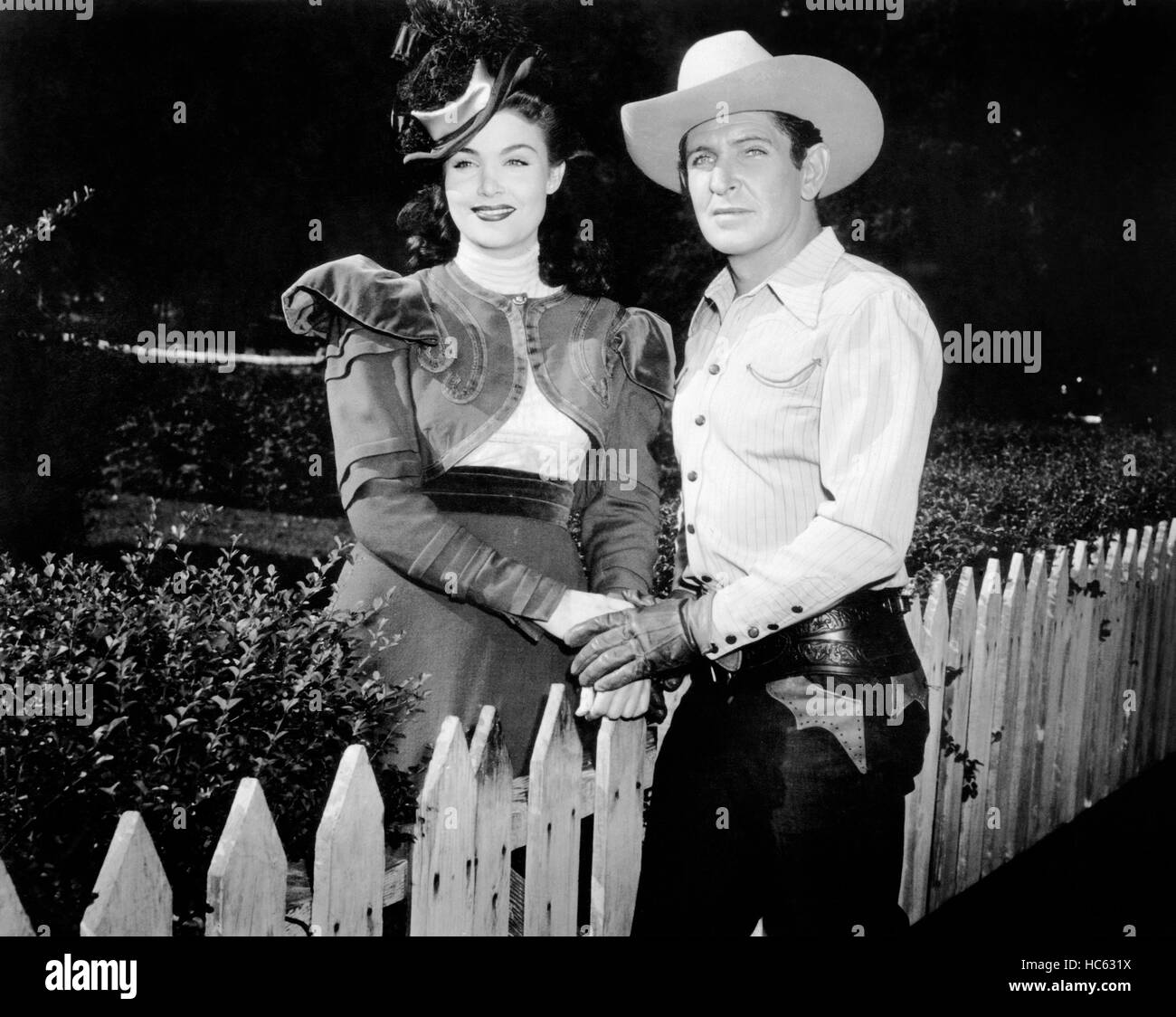 SIX GUN MAN, from left, Jean Carlin, Bob Steele, 1946 Stock Photo - Alamy