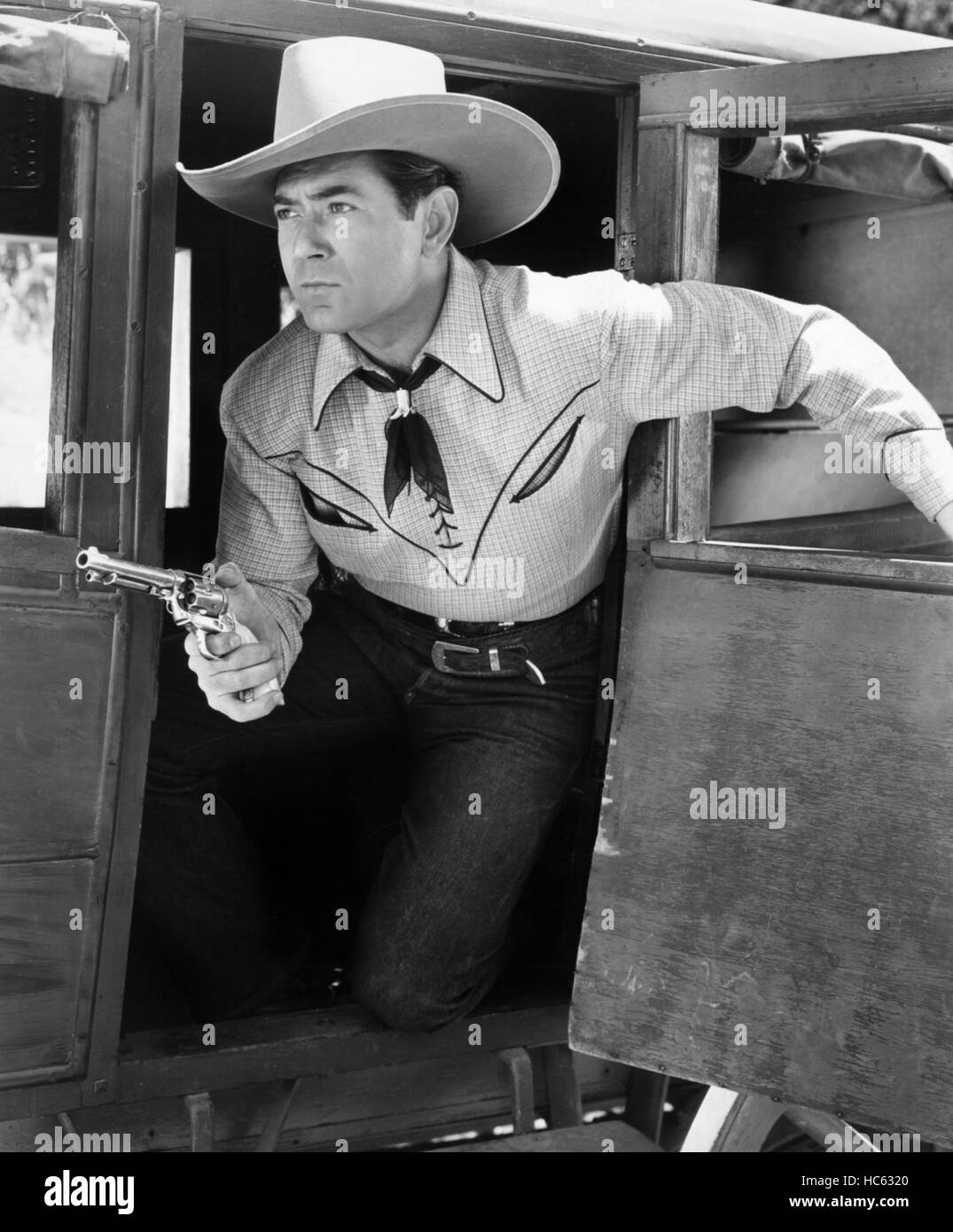 SIX GUN GOSPEL, Johnny Mack Brown, 1943 Stock Photo - Alamy