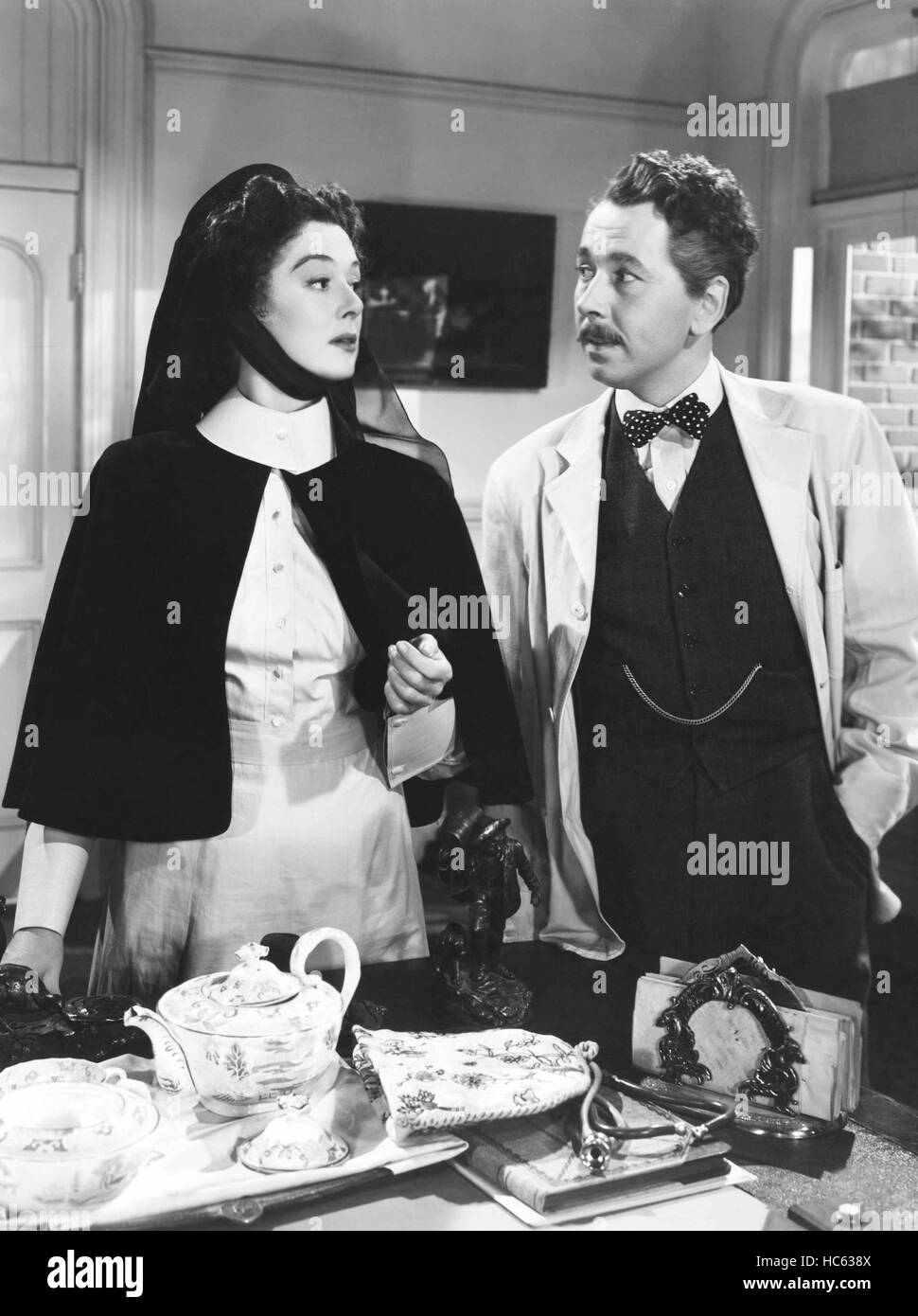 SISTER KENNY, from left: rosalind Russell, Alexander Knox, 1946 Stock ...