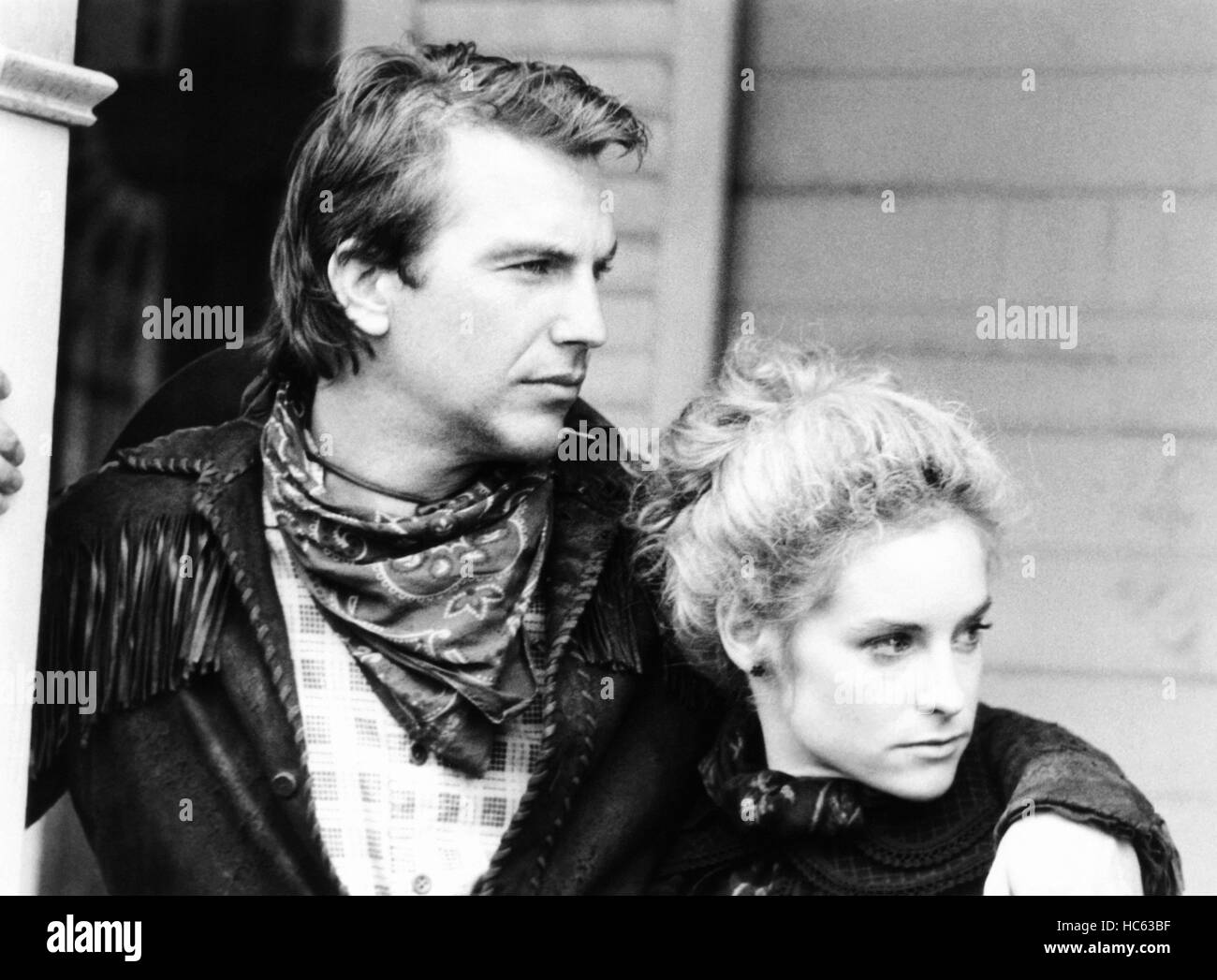 SILVERADO, from left: Kevin Costner, Amanda Wyss, 1985, © Columbia ...
