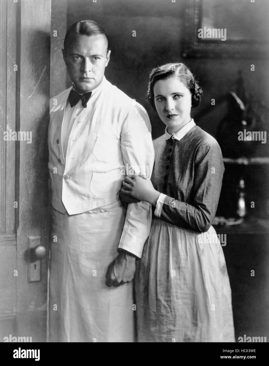 SINS OF THE FATHERS, from left, Jack Luden, Jean Arthur, 1928 Stock ...
