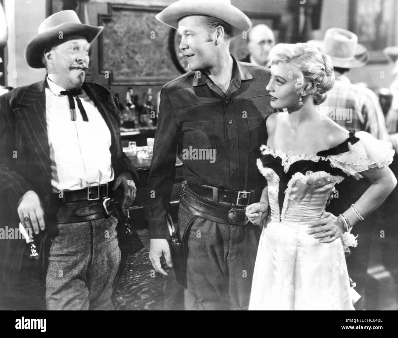 SIERRA PASSAGE, from left: Roland Winters, Wayne Morris, Lola Albright ...