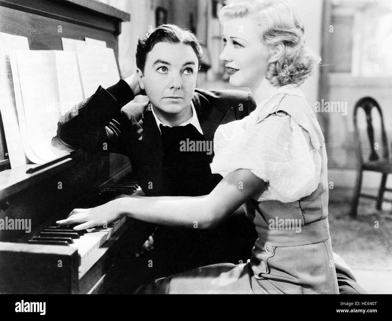 SITTING PRETTY, from left: Jack Haley, Ginger Rogers, 1933 Stock Photo ...
