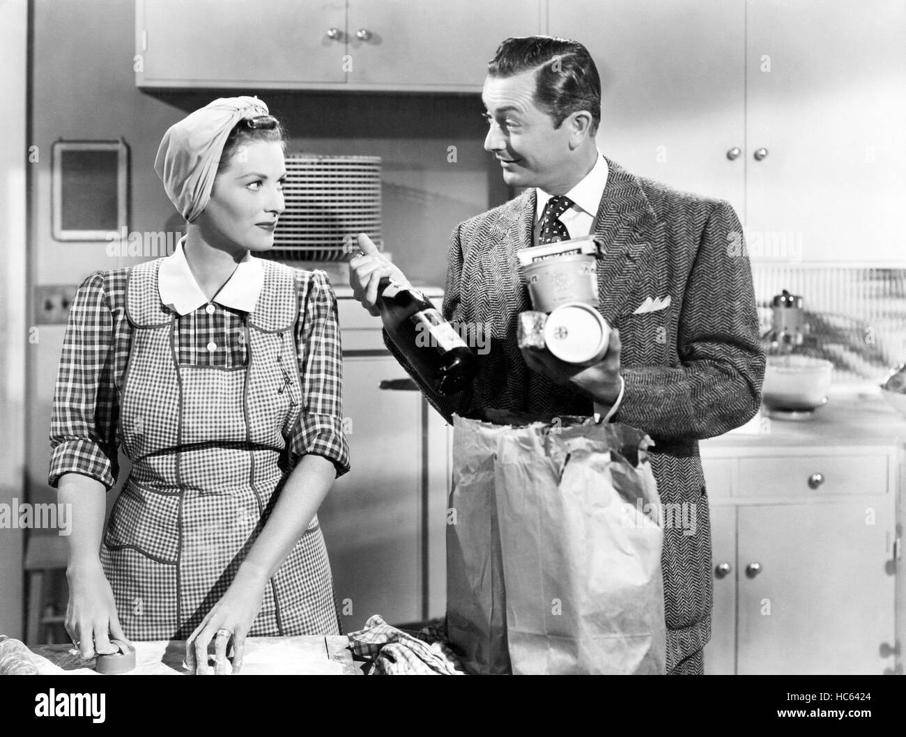 SITTING PRETTY, from left: Maureen O'Hara, Robert Young, 1948. ©20th ...