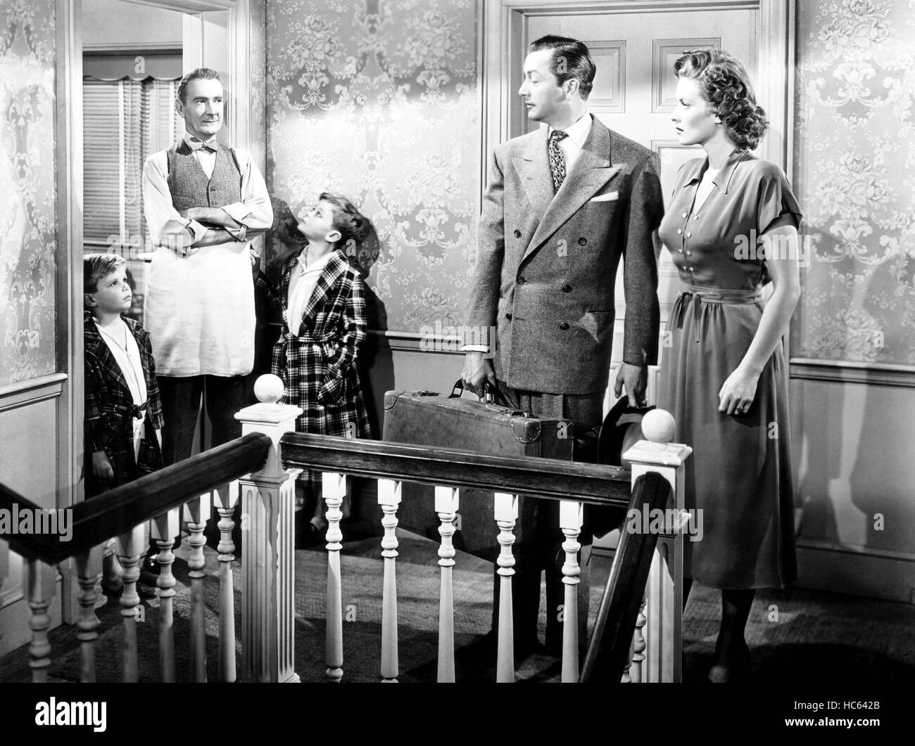 SITTING PRETTY, from left, Roddy McCaskill, Clifton Webb, Anthony Sydes ...