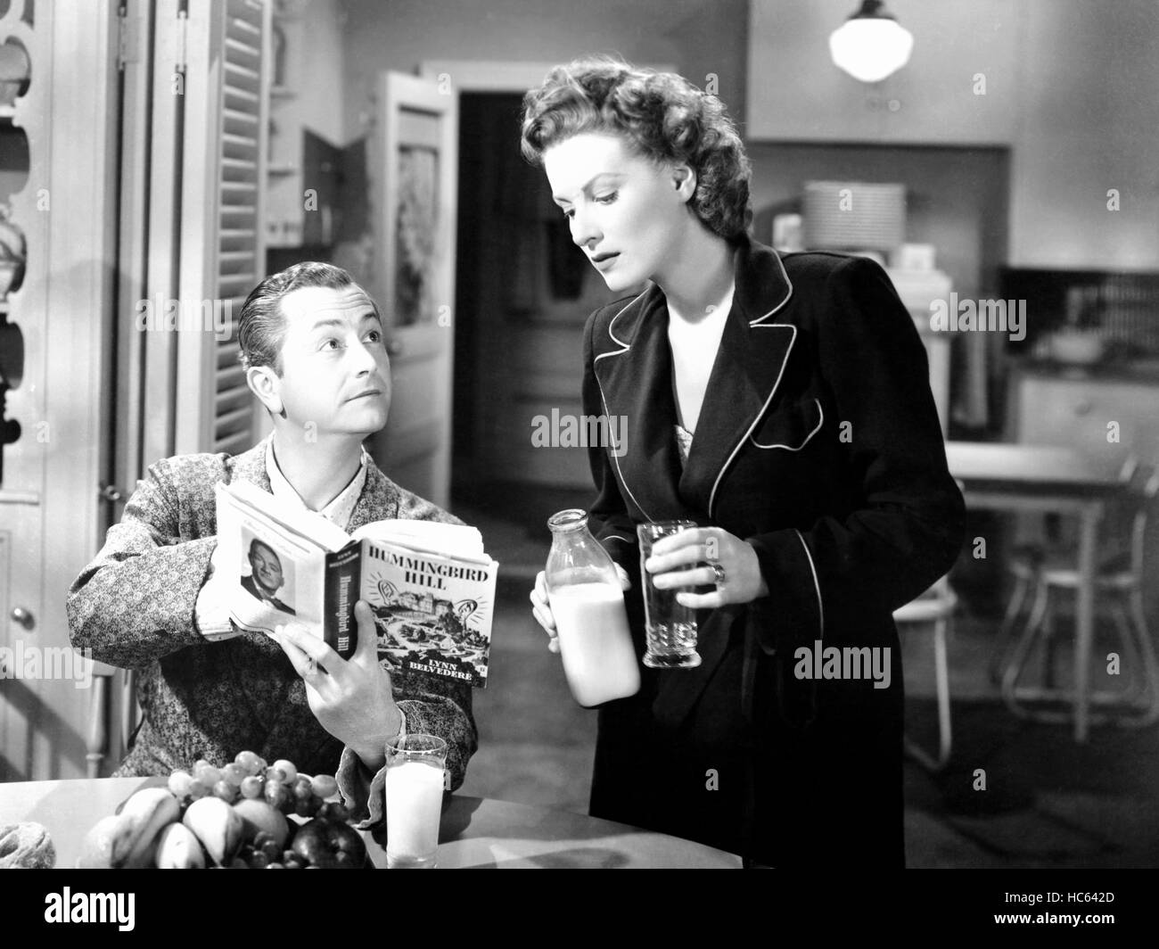 SITTING PRETTY, from left: Robert Young, Maureen O'Hara, Clifton Webb ...