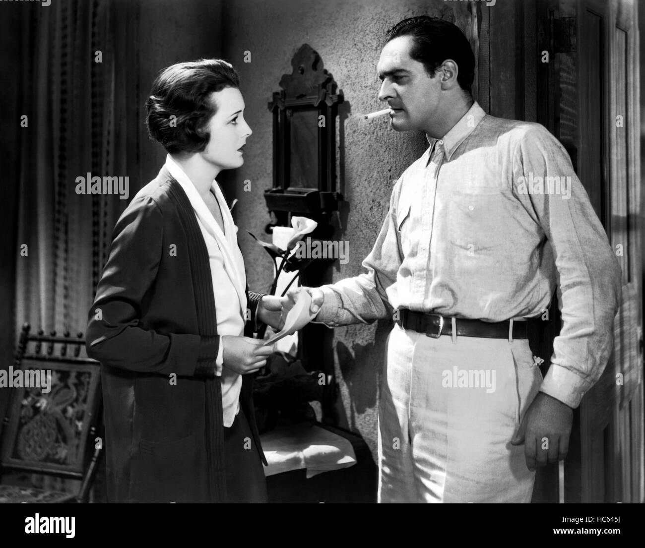 THE SIN SHIP, from left, Mary Astor, Ian Keith, 1931 Stock Photo - Alamy