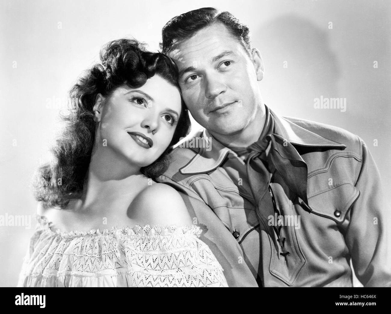 SINGIN' SPURS, from left: Patricia White (aka Patricia Barry), Kirby ...