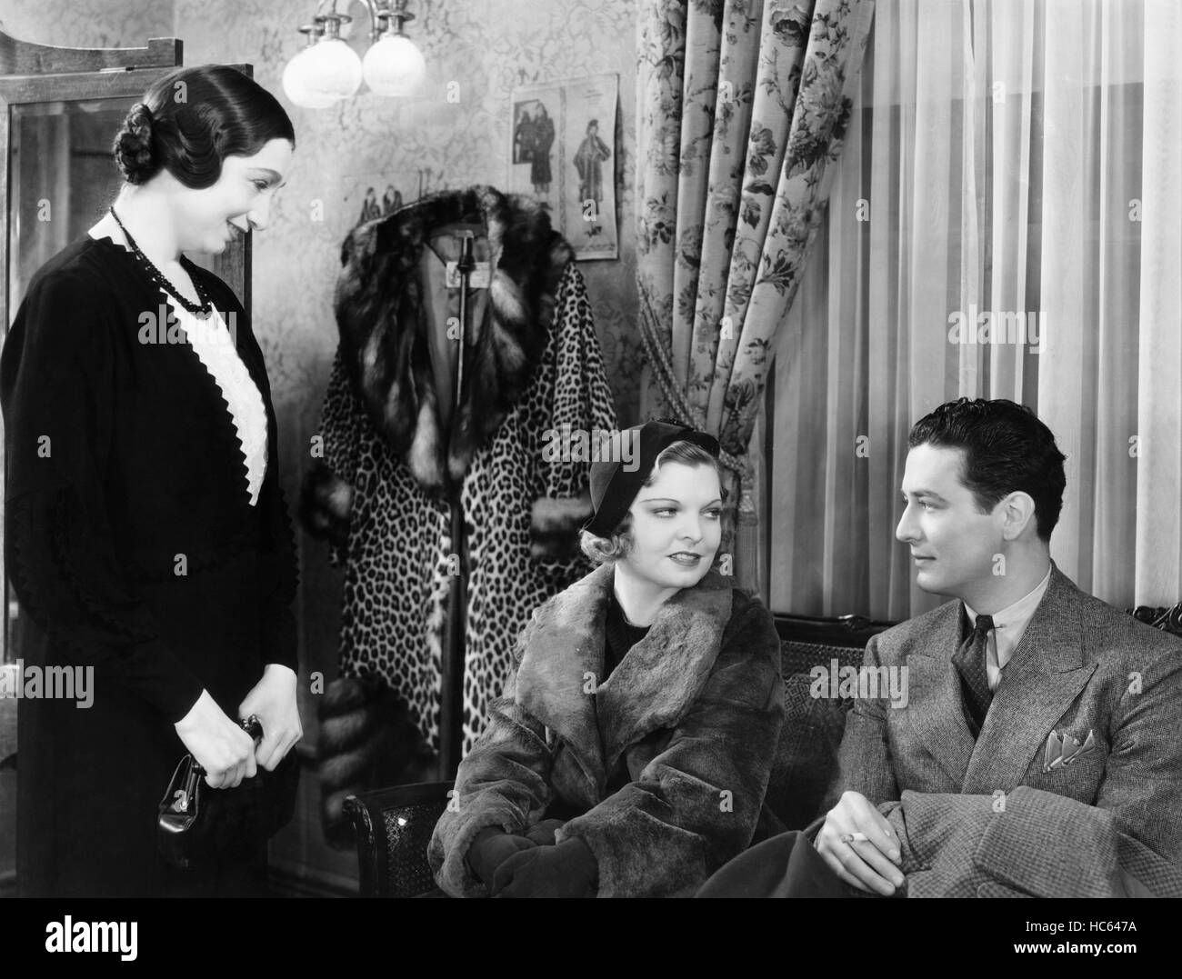 SIDE STREETS, from left: Aline MacMahon, Mayo Methot, Paul Kaye, 1934 ...