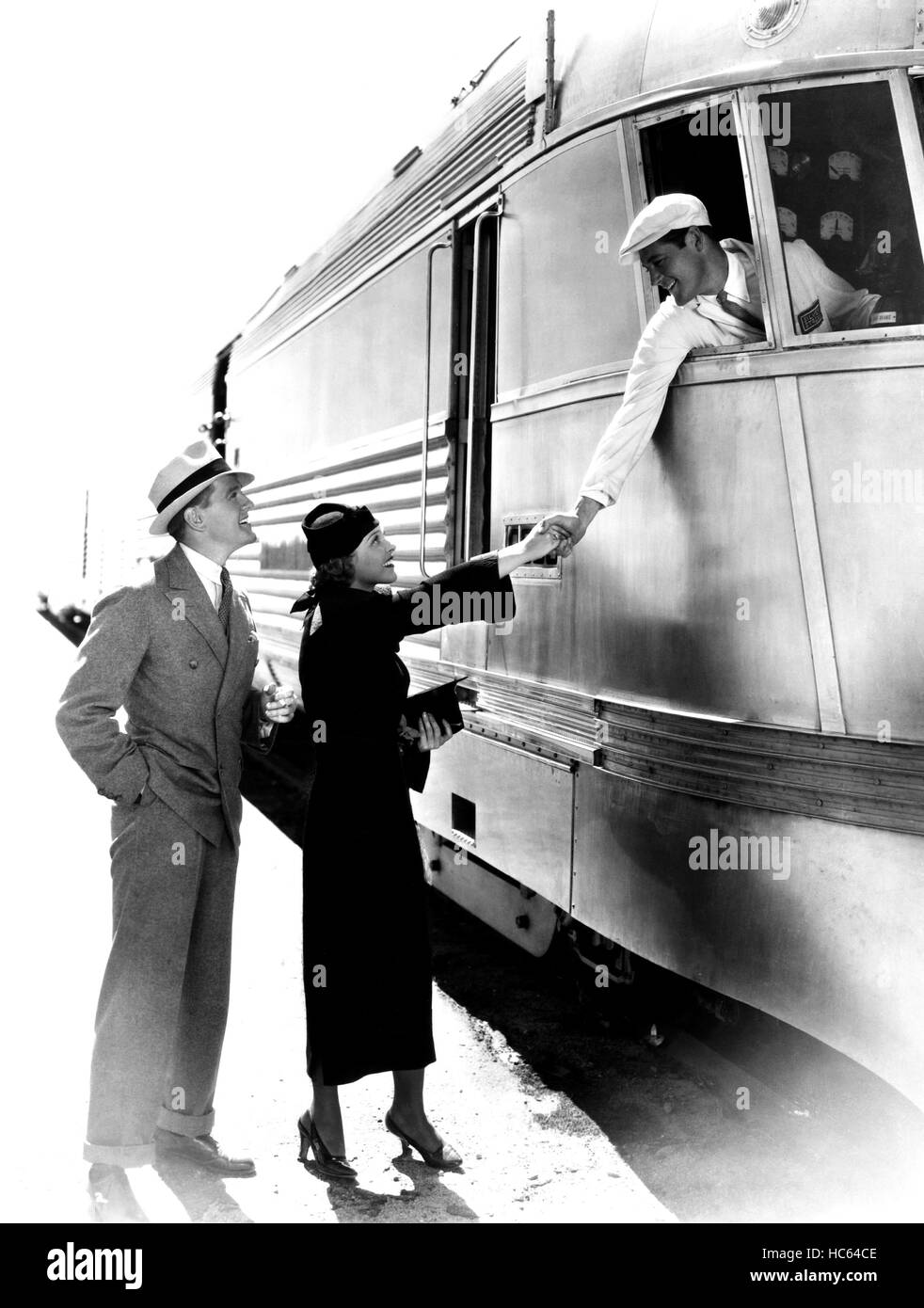 THE SILVER STREAK, from left, Hardie Albright, Sally Blane, Charles ...