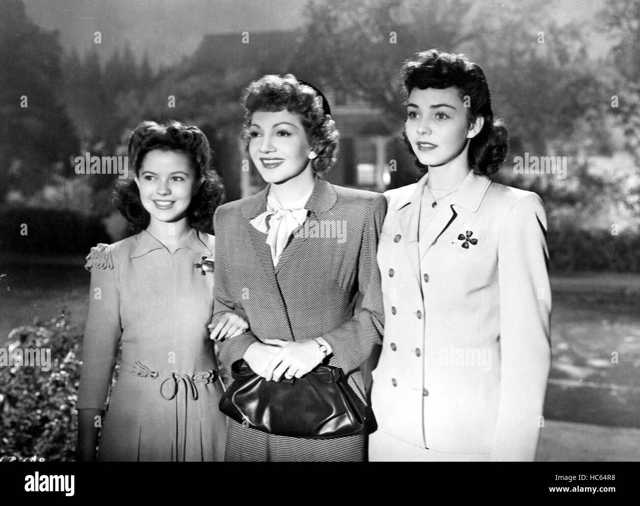 SINCE YOU WENT AWAY, Shirley Temple, Claudette Colbert, Jennifer Jones ...