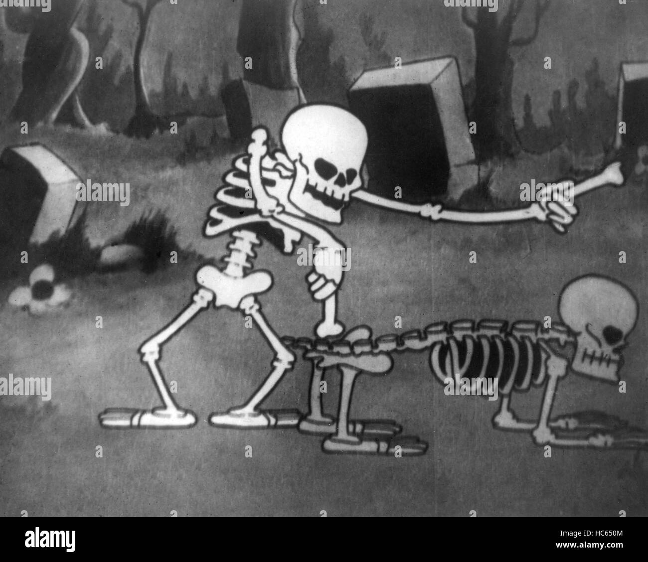 THE SKELETON DANCE, Disney animated short cartoon, 1929 Stock Photo - Alamy