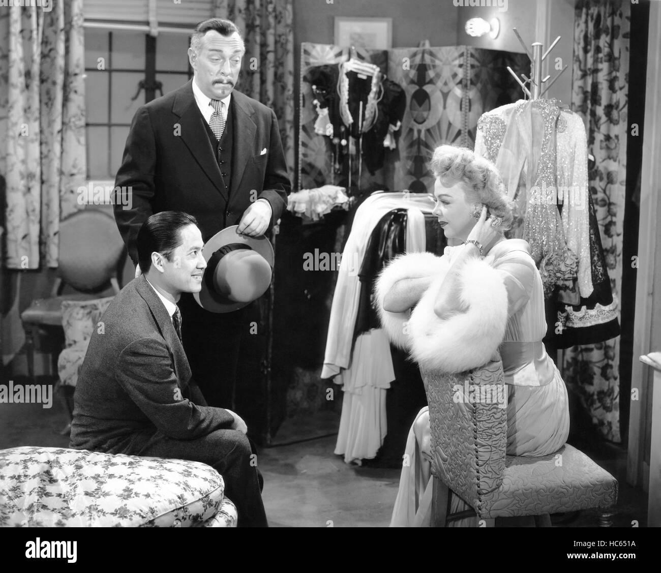 THE SKY DRAGON, from left, Keye Luke, Roland Winters, (as Charlie Chan ...