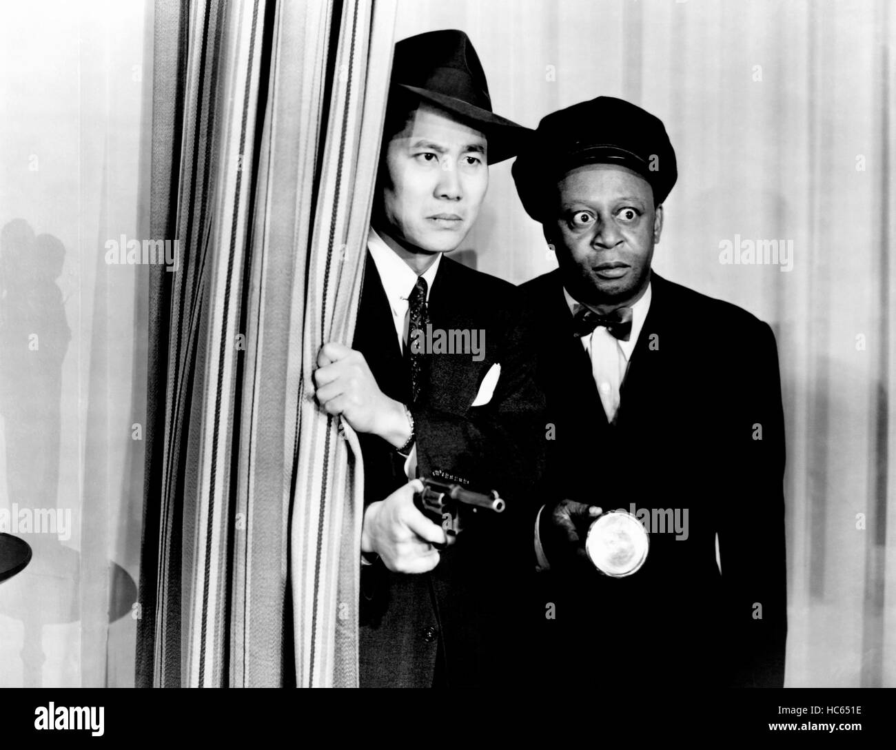 THE SKY DRAGON, from left, Keye Luke, Mantan Moreland, 1949 Stock Photo ...