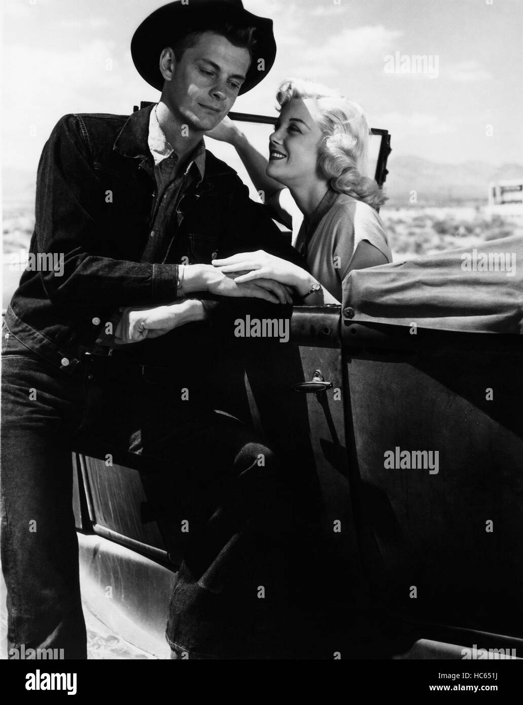 SKY FULL OF MOON, Carleton Carpenter, Jan Sterling, 1952 Stock Photo ...
