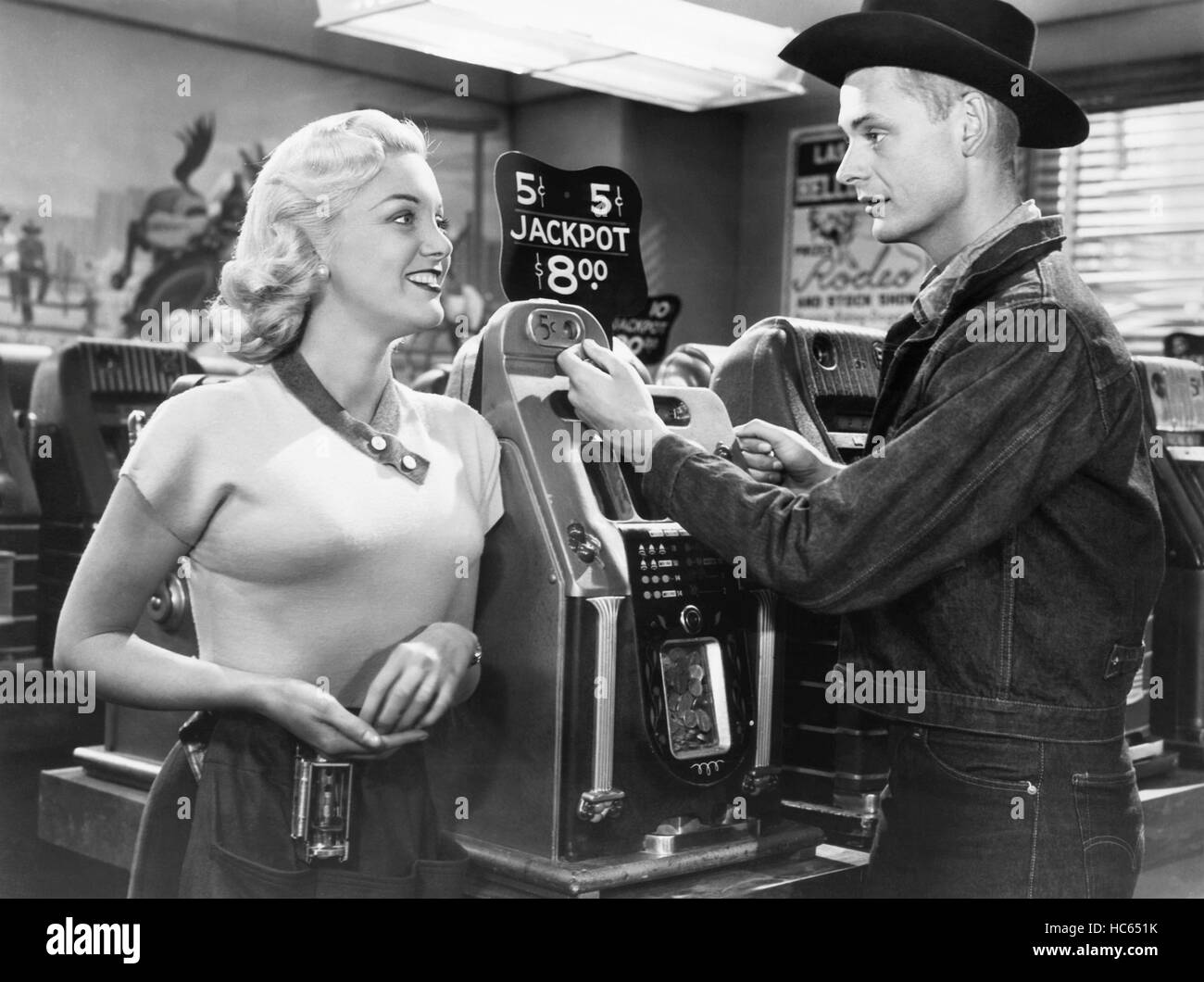 SKY FULL OF MOON, Jan Sterling, Carleton Carpenter, 1952 Stock Photo ...