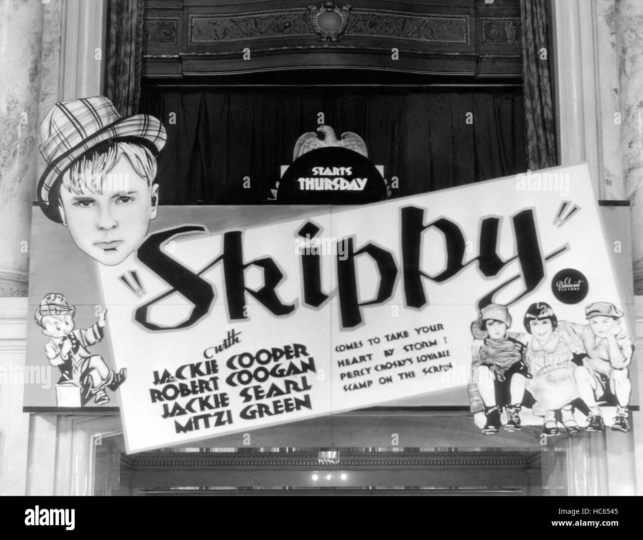 SKIPPY, Jackie Cooper (top), right from left: Robert Coogan, Mitzi Green, Jackie Cooper, 1931 ...