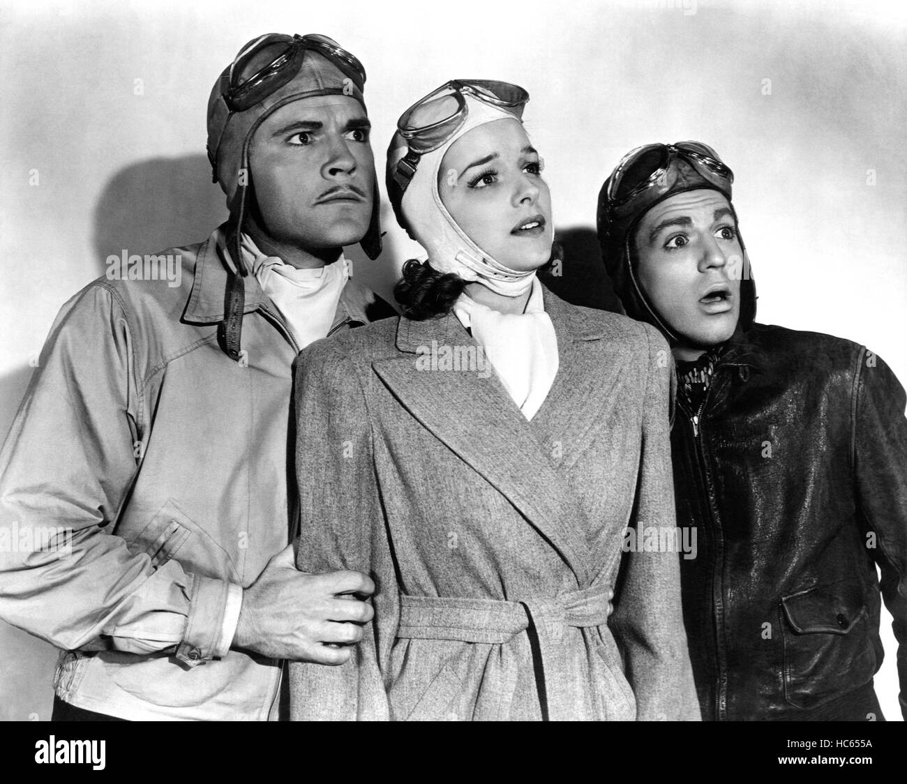 SKY RAIDERS, from left, Donald Woods, Kathryn Adams, Billy Halop, 1941 ...