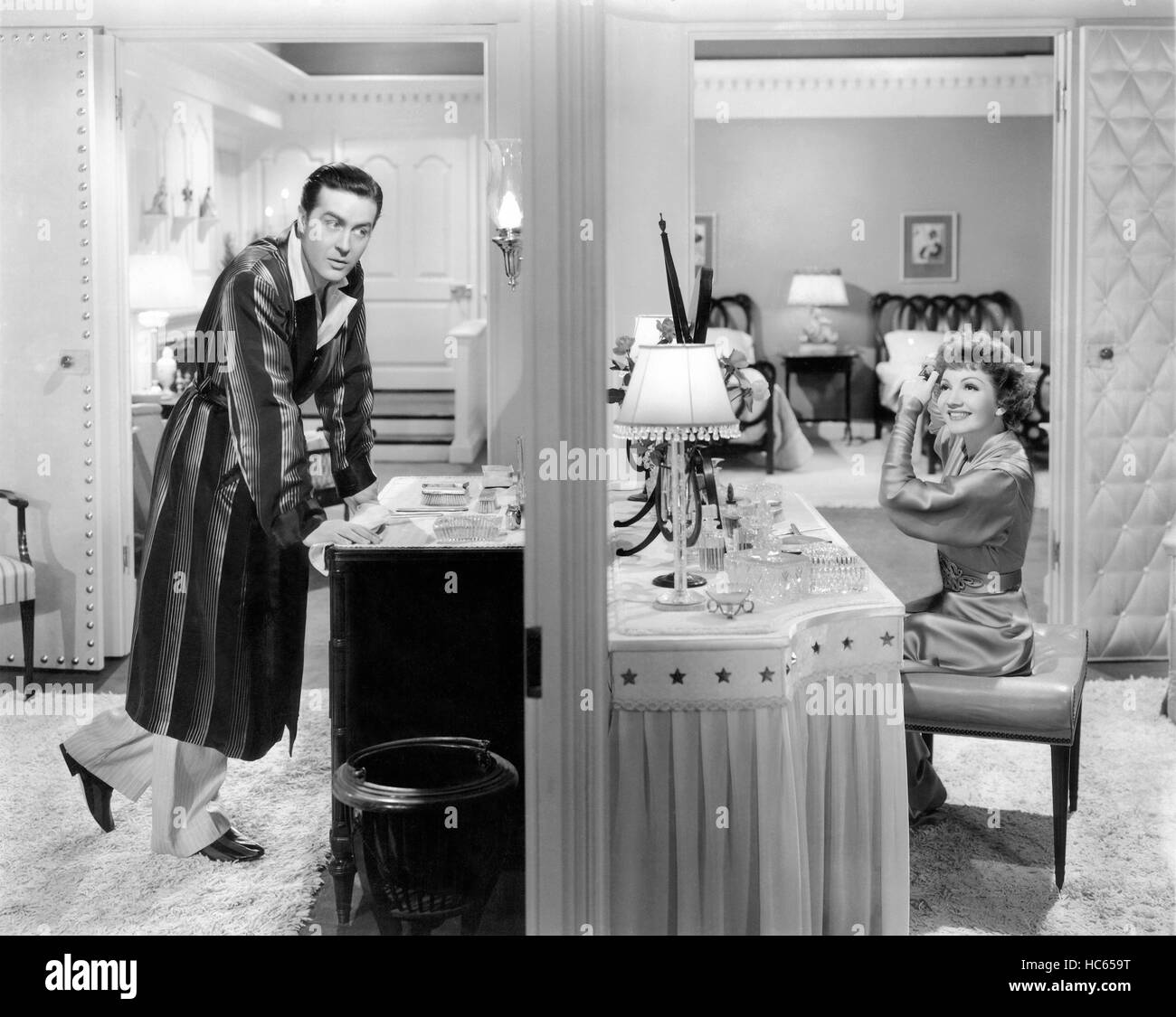 SKYLARK, from left, Ray Milland, Claudette Colbert, 1941 Stock Photo ...