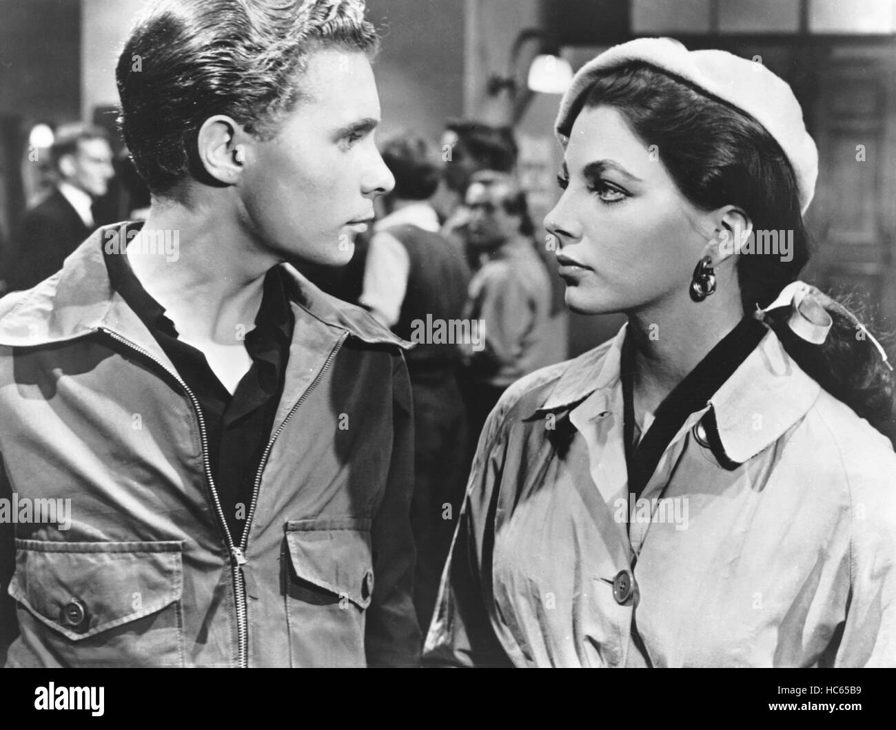 COSH BOY, (aka THE SLASHER), from left, James Kenney, Joan Collins ...