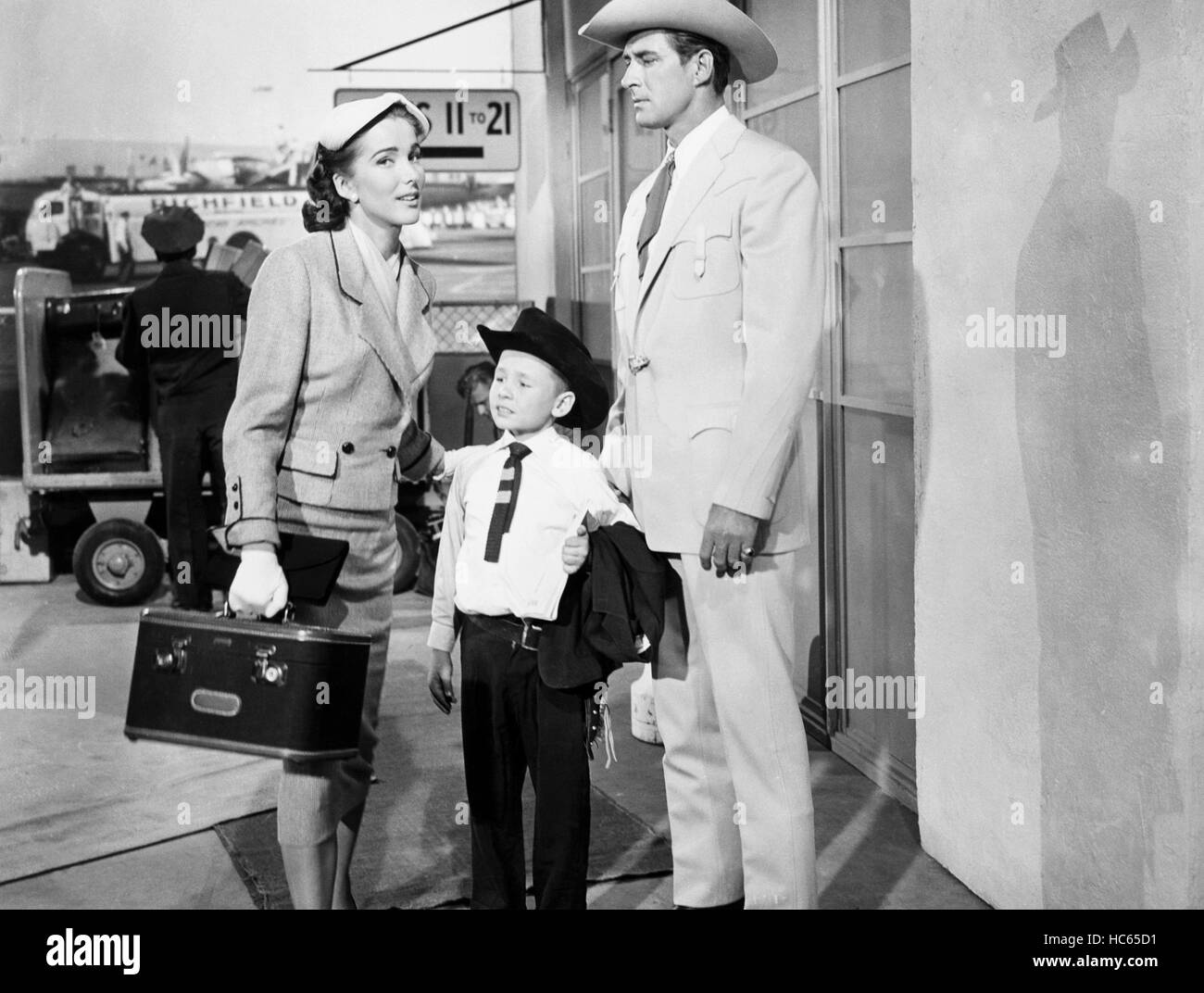 SLIM CARTER, from left, Julie Adams, (aka Julia Adams), Tim Hovey, Jock ...