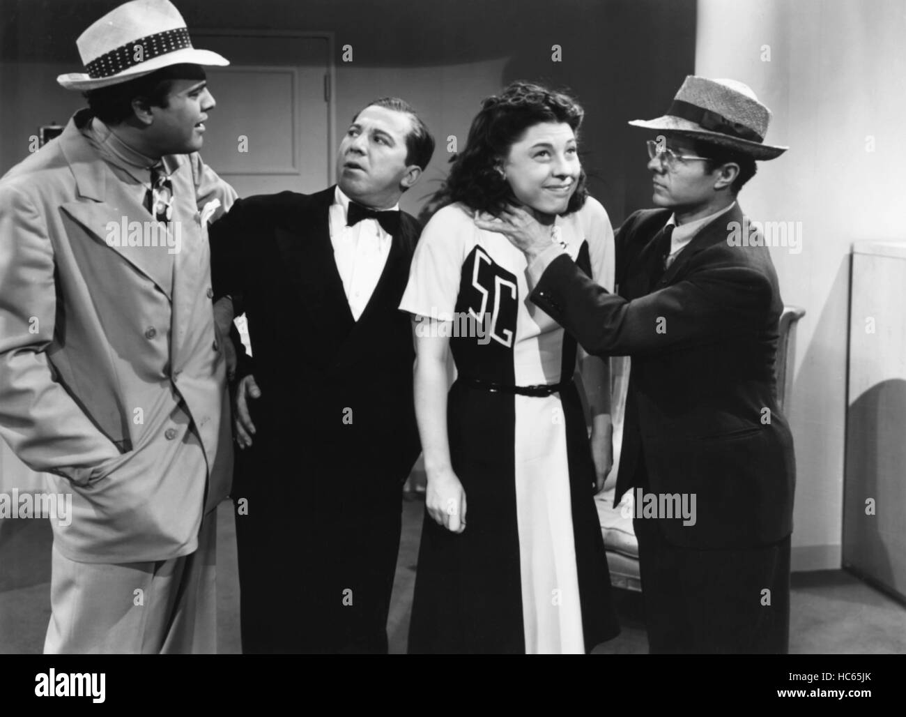 SLEEPYTIME GAL, from left: Jimmy Ames, Jerry Lester, Judy Canova ...