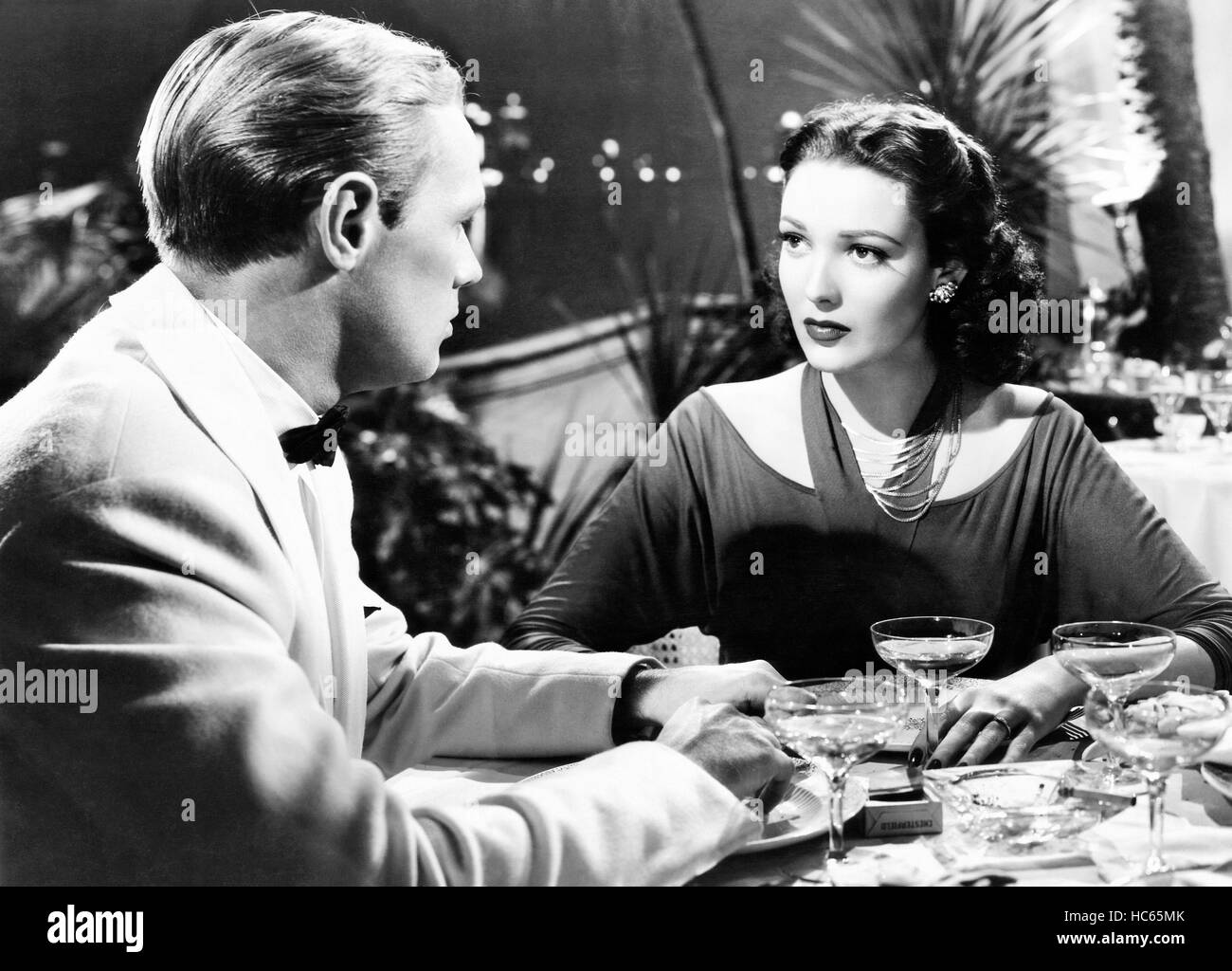 SLATTERY'S HURRICANE, from left: Richard Widmark, Linda Darnell, 1949. ©20th Century-Fox Film ...